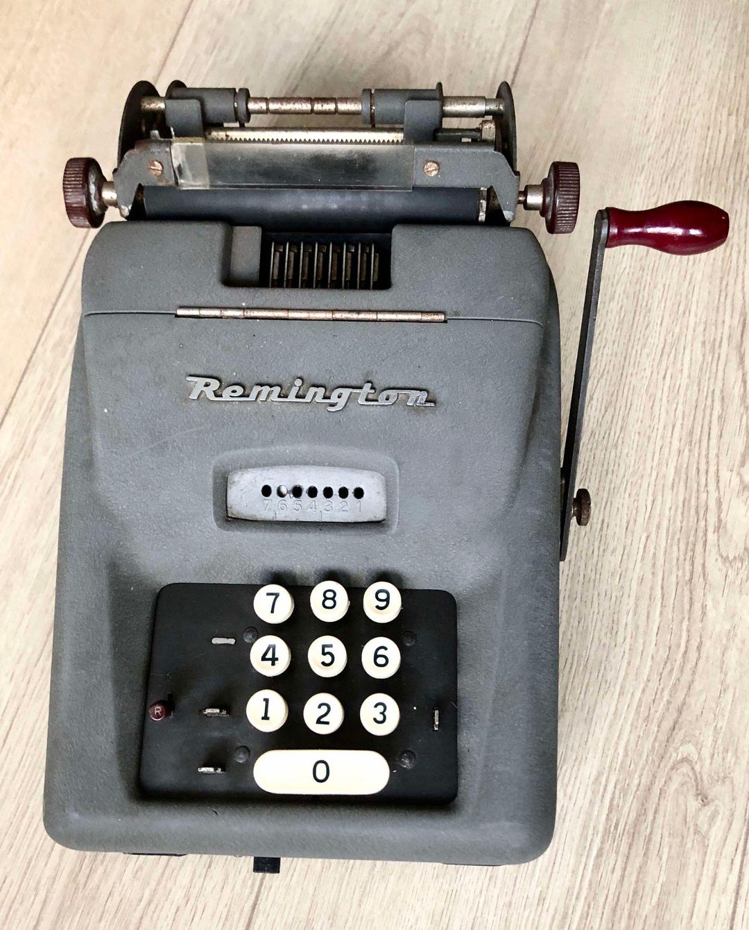 Vintage 1940 Ties ,remington Rand Adding Machine,mechanical Calculator ...