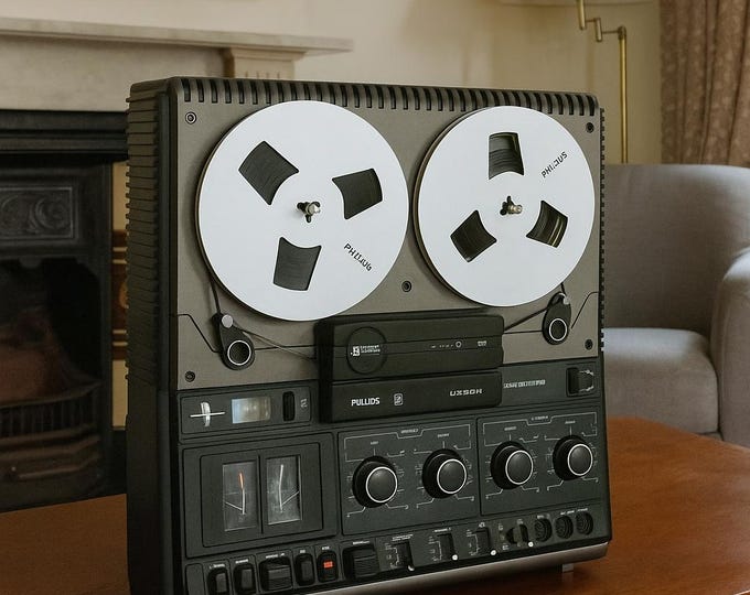 Vintage 1977 Philips N4504 Reel to Reel Tape Player/recorder,tested ...