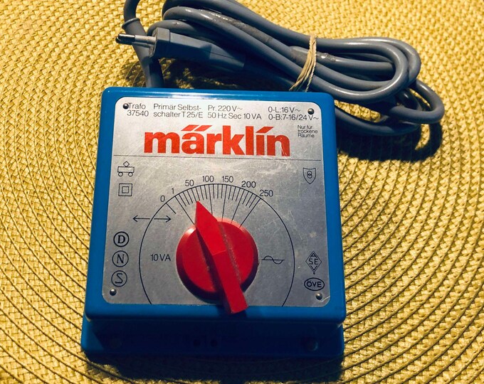 Vintage Marklin Train HO ,transformer 37540 ,vintage Train Collectable ...