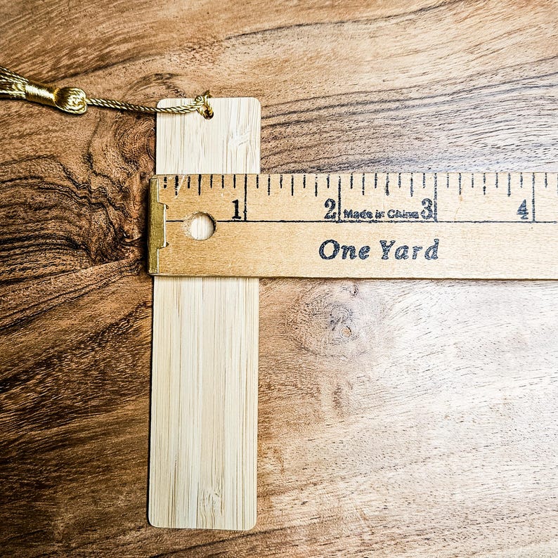 Bamboo Bookmark Breathe Relax Read Laser Engraved Wooden Bookmark Eco ...