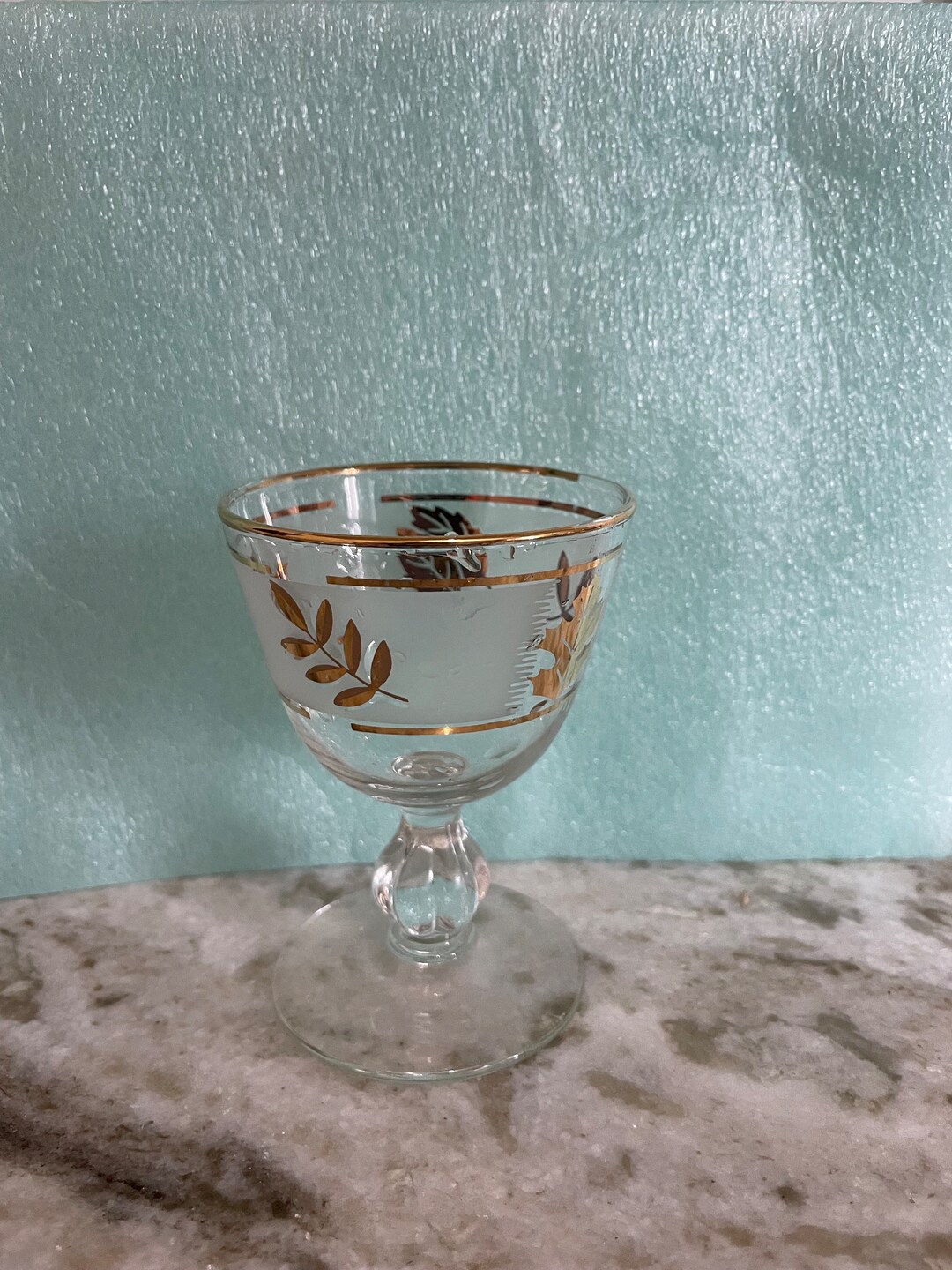 Libbey Mini Gold Leaf Coupes, Set of 4 Rare Find - Etsy
