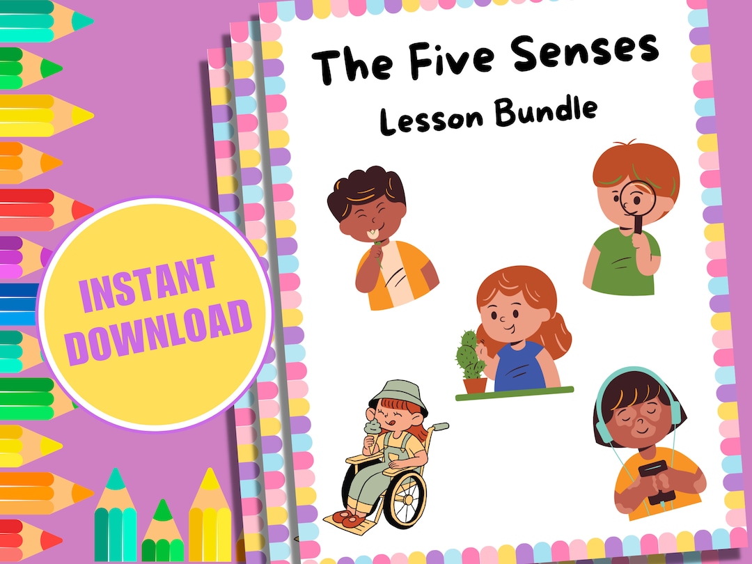 The Five Senses Lesson Bundle - Etsy