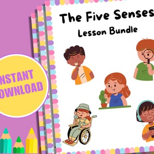 The Five Senses Lesson Bundle - Etsy