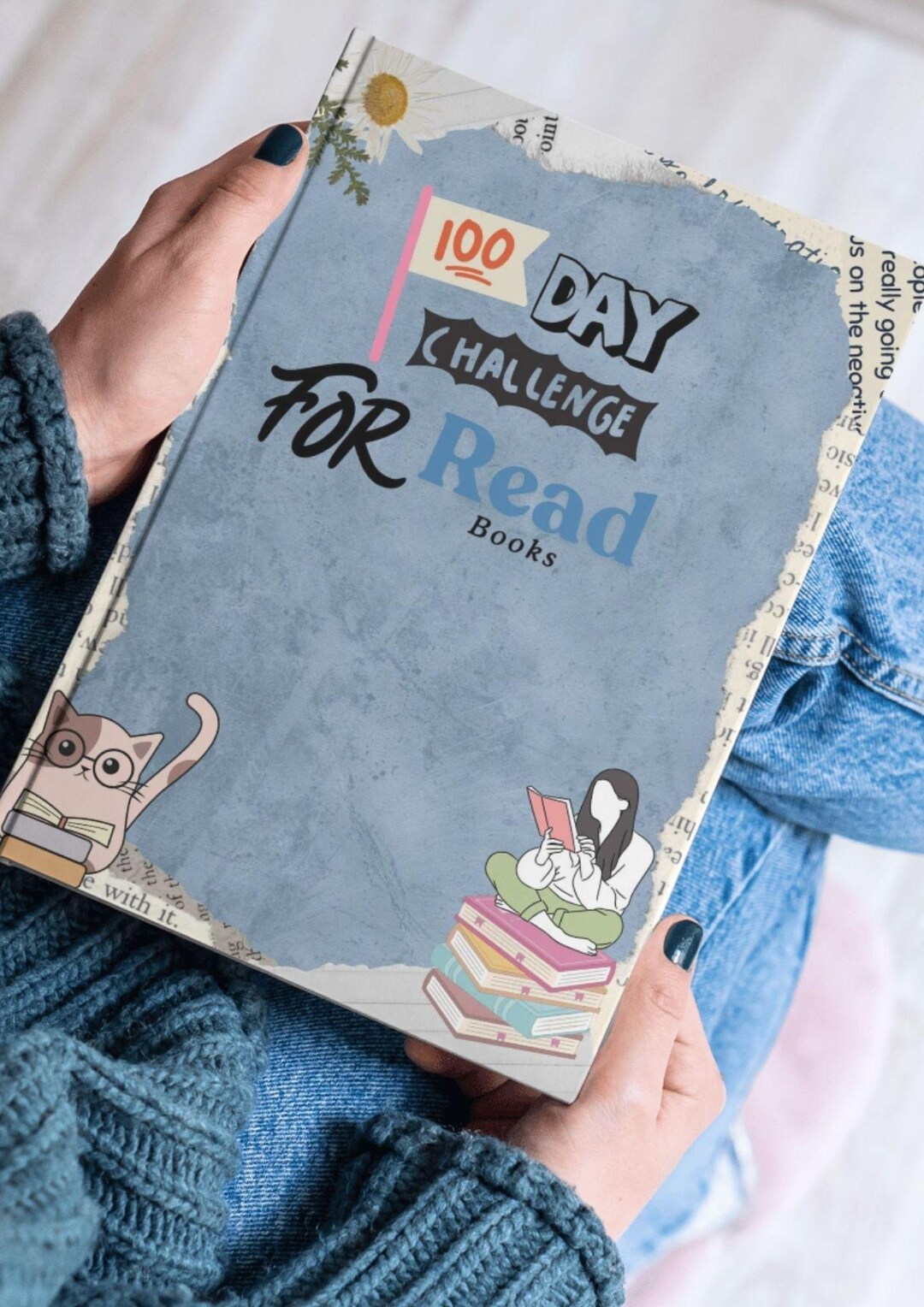 100 Days Reading Challenge Tracker - Etsy