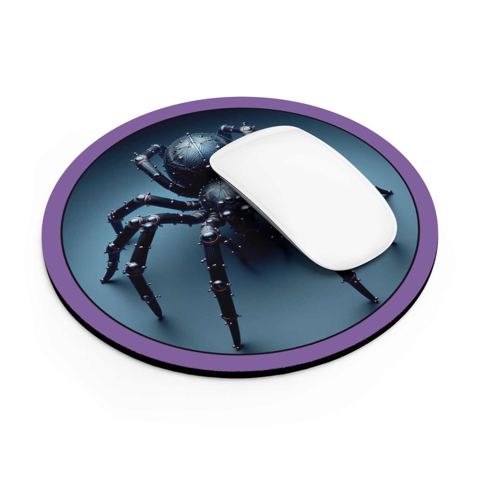 Spider on Light Purple Mouse Pad - Etsy