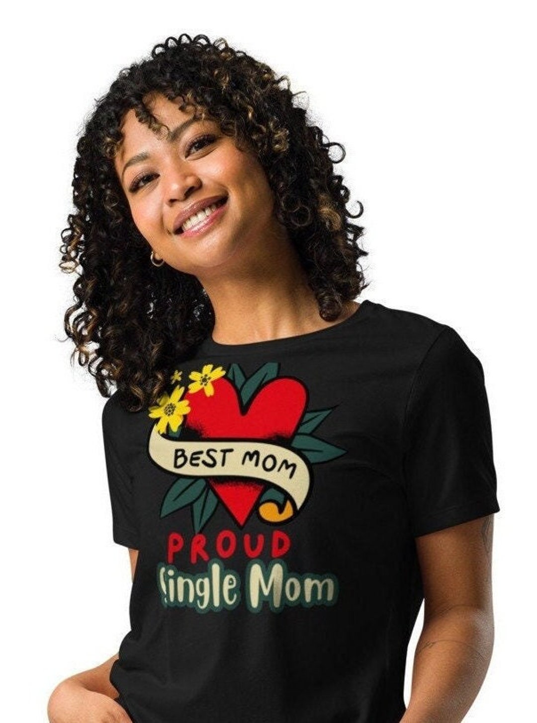 Best Mom Proud Single Mom Women's Relaxed T-shirt - Etsy