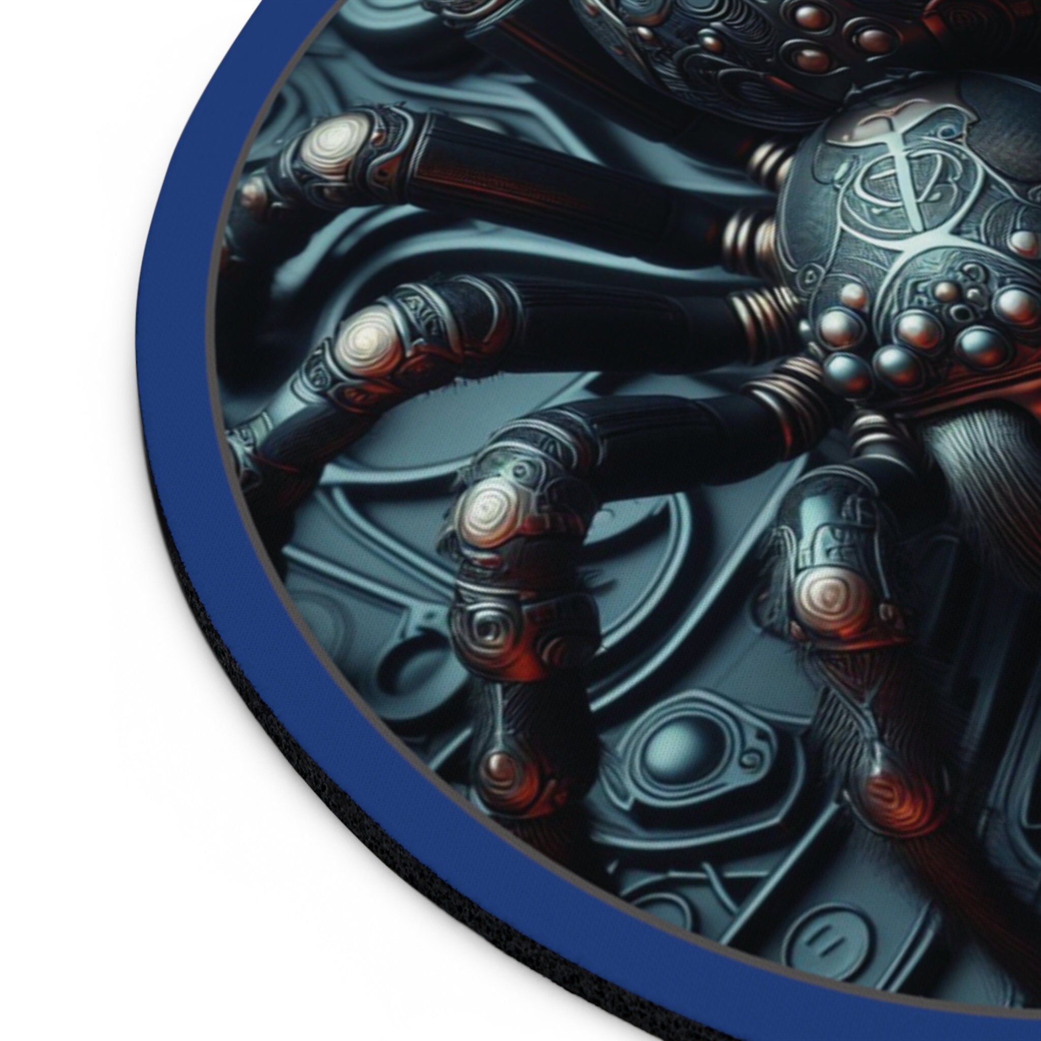 Spider on Dark Blue Mouse Pad - Etsy