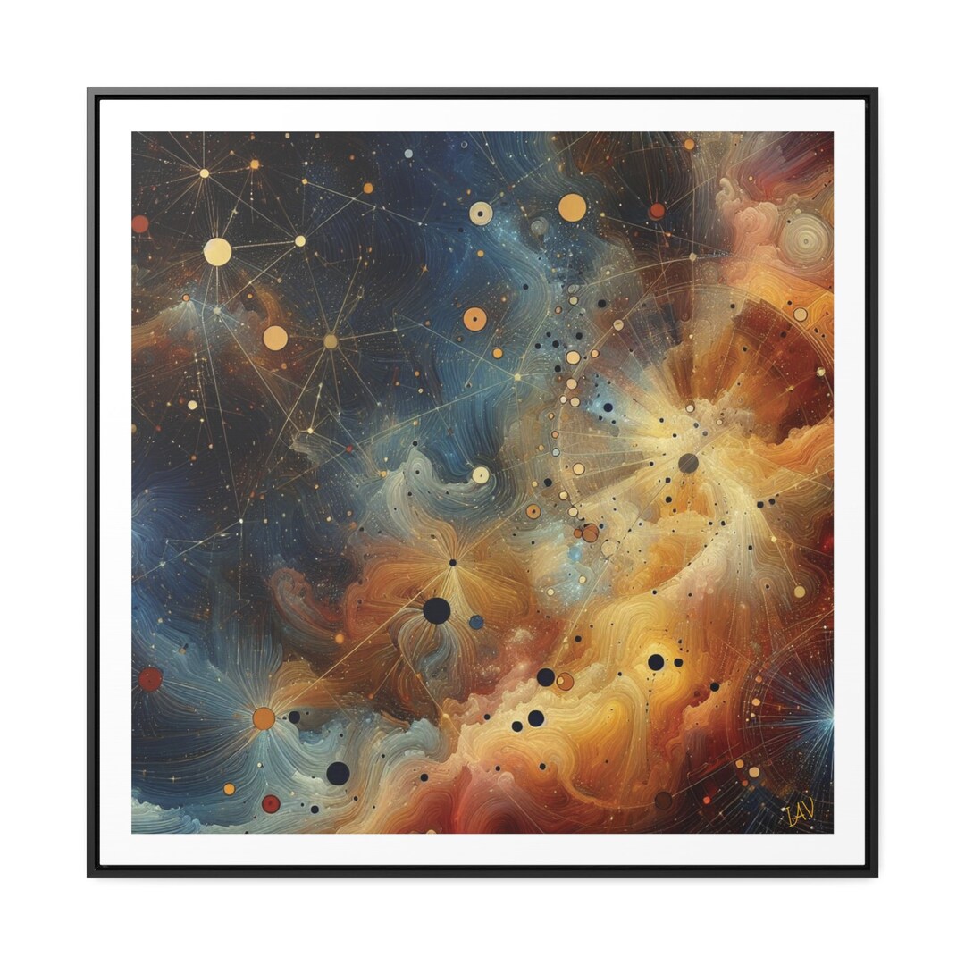 Constellation Inspired Series IAV Wall Art Gallery Canvas Wraps, Square ...