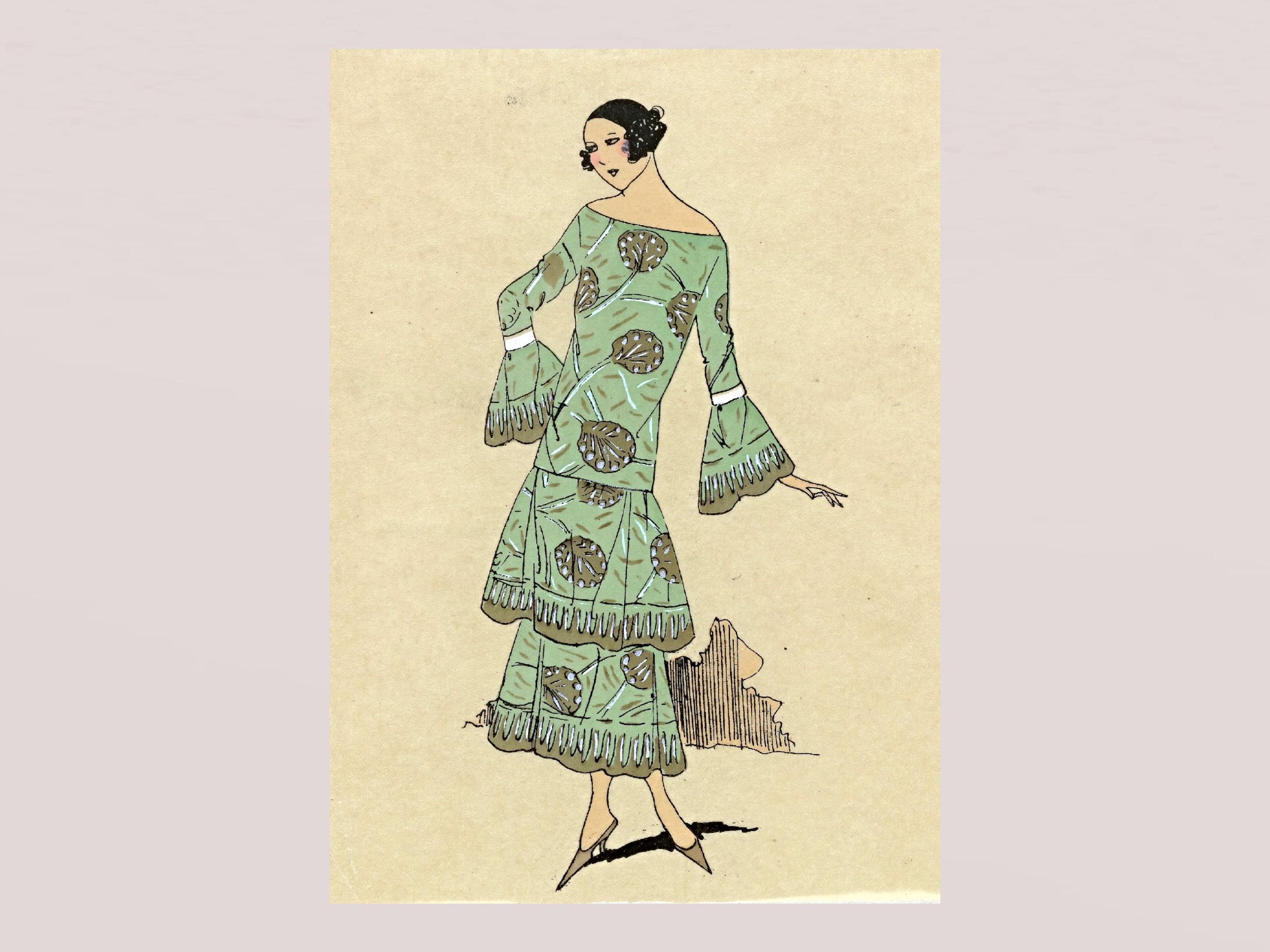 1920s Fashion Plates Collection Downloads | Art Deco Flapper Digital ...