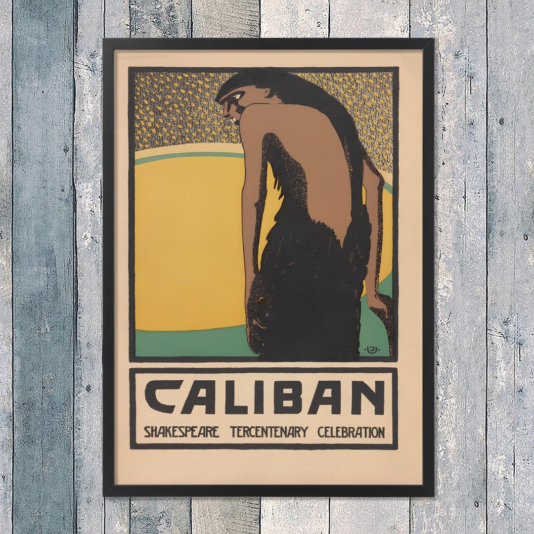 Shakespeare Theatre Production Poster, 1919 Antique Poster Print JPG ...