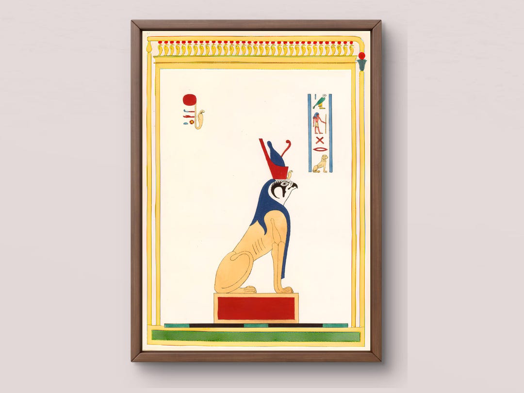 Digital Download Printable, Egyptian Sky God Haroeris, Horus the Elder ...