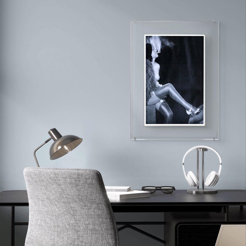 Risque Woman Photo, Boudoirfoto Vintage Wall Art, Beautiful Female ...