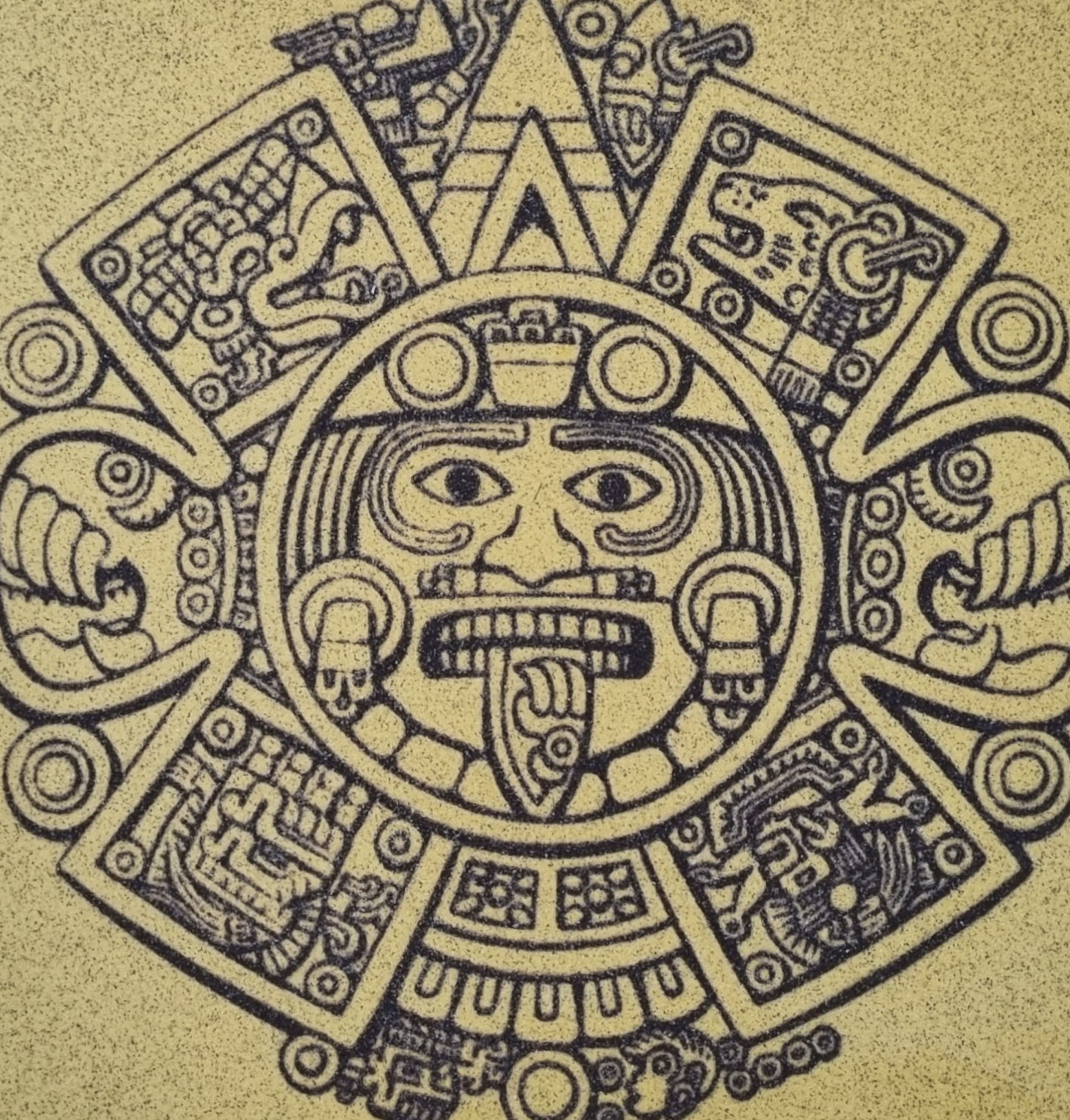 Aztec Mexican Ancient Calendar Instant Download Printable JPG ...