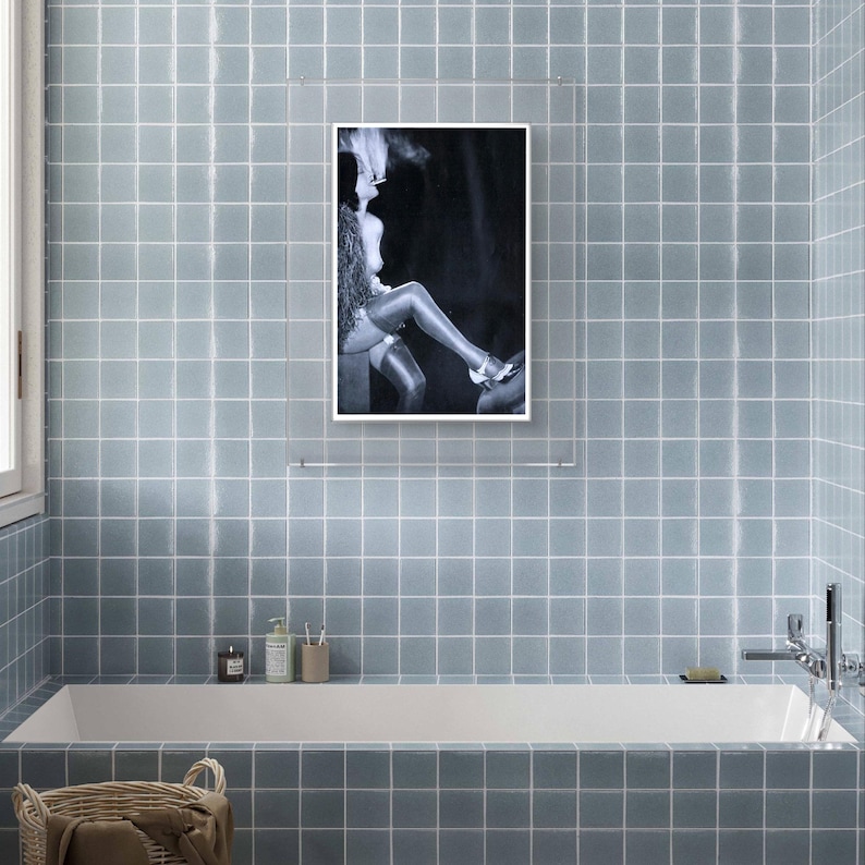 Risque Woman Photo, Boudoirfoto Vintage Wall Art, Beautiful Female ...