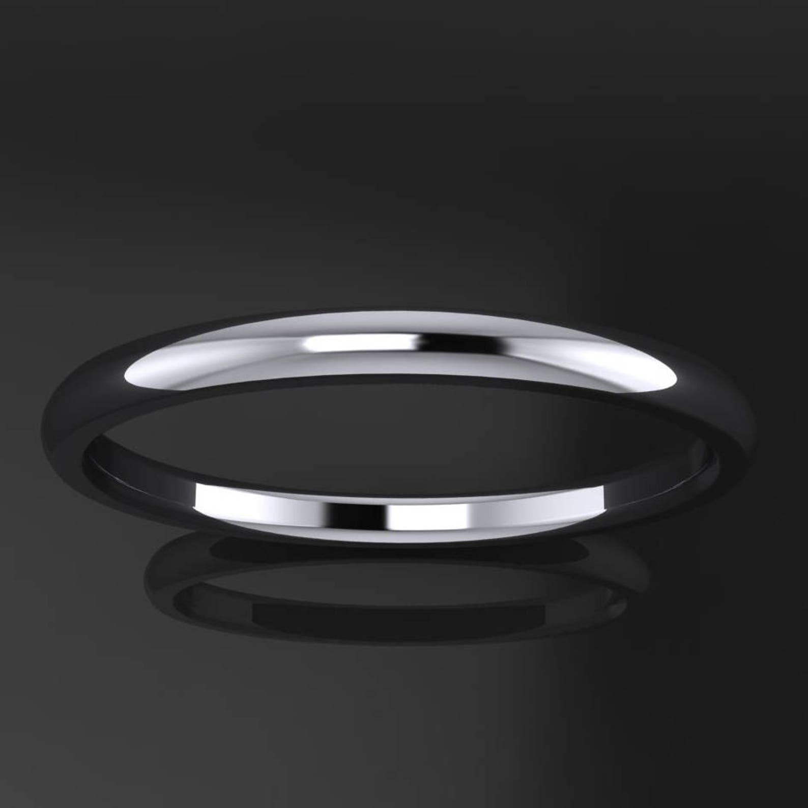 Sabra Wedding Band - Gold or Platinum Wedding Ring - Etsy