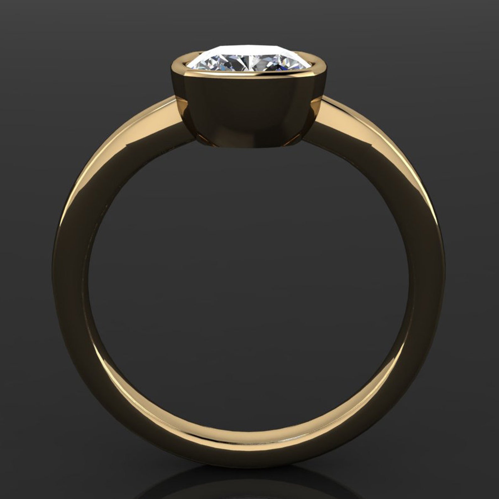 2 Carat Old Mine Cut Cushion Cut ZAYA Moissanite Wedding Set, Diamond ...