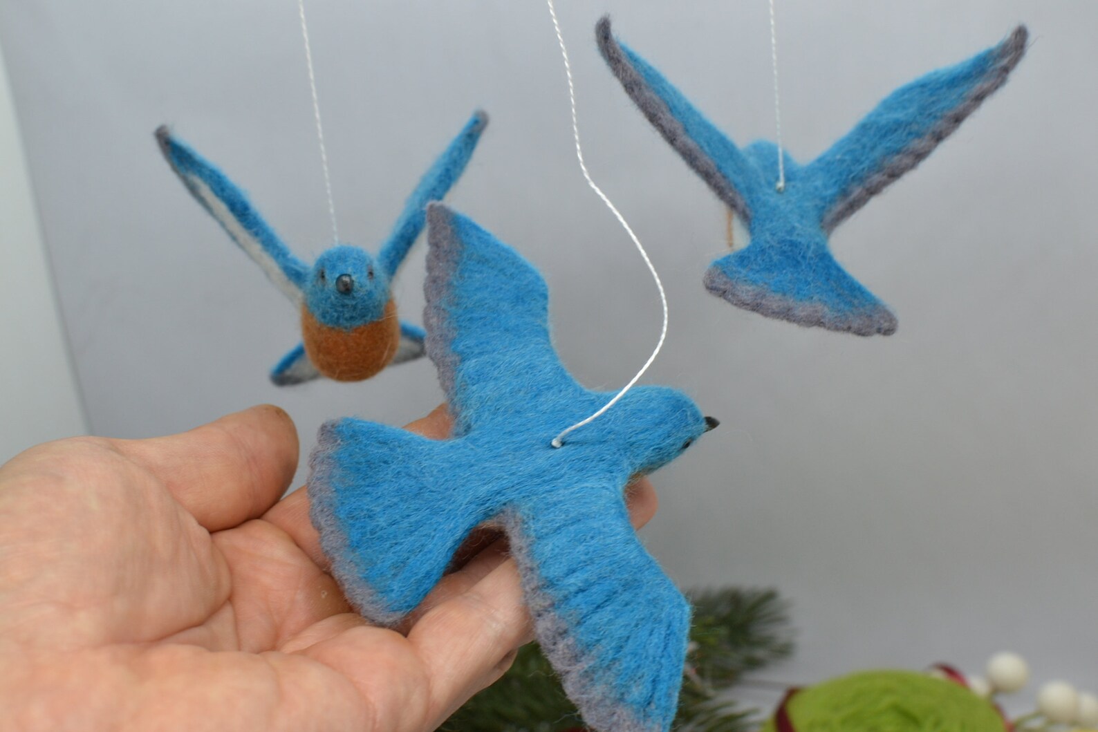 Needle Felt Bluebird. Birds Home Decor. Needle Felted Animals. Birds ...