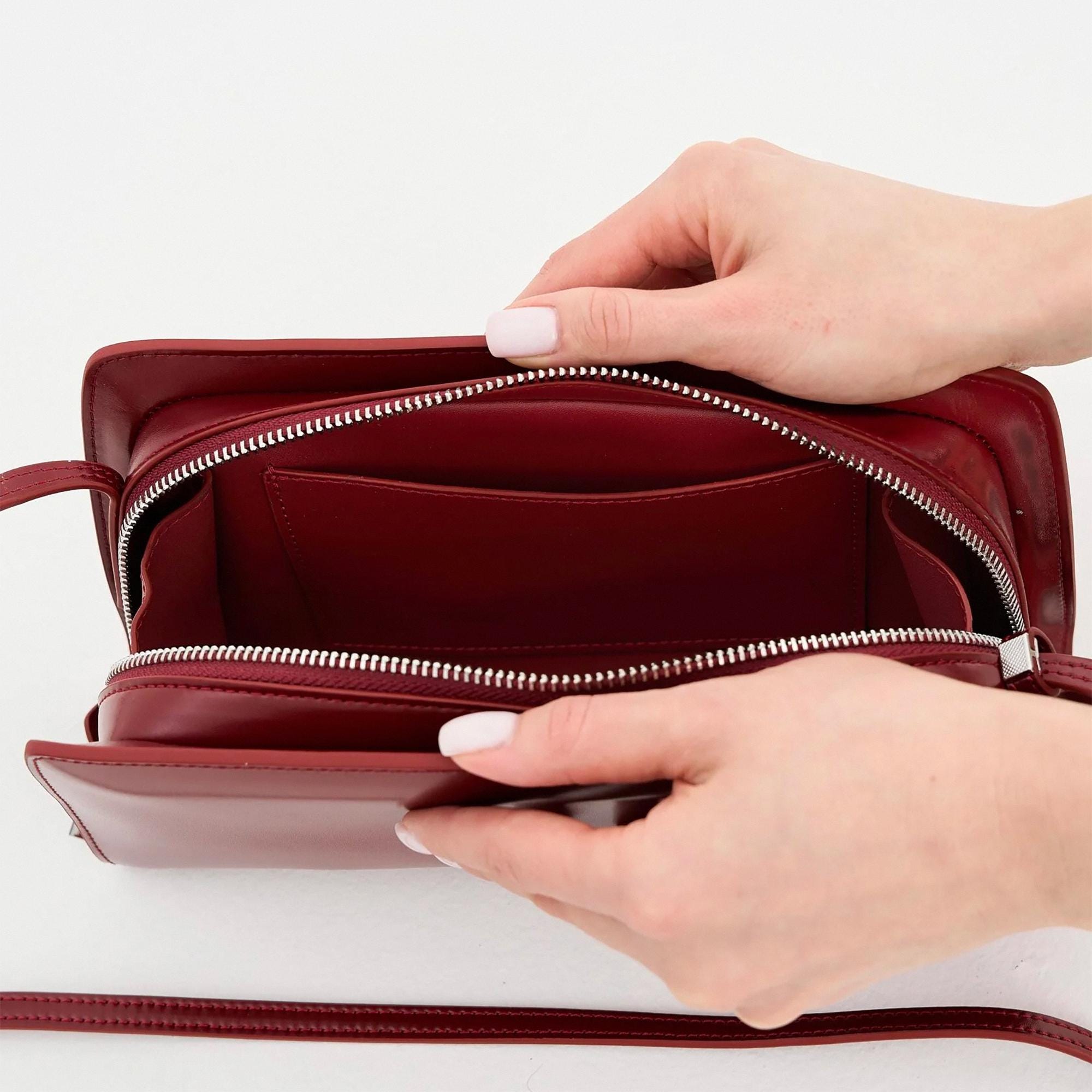 Minimal Shoulder Bag, Elegant Design Shoulder Bag, Small Leather ...