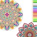 10 Mandala Coloring Pages - Etsy