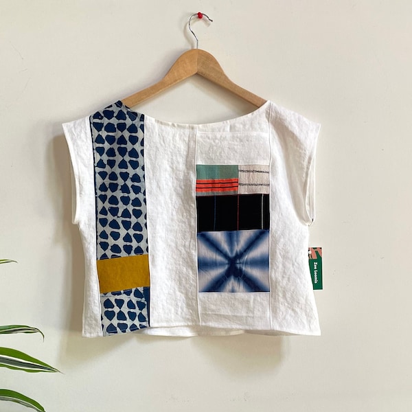 Linen Patchwork - Etsy