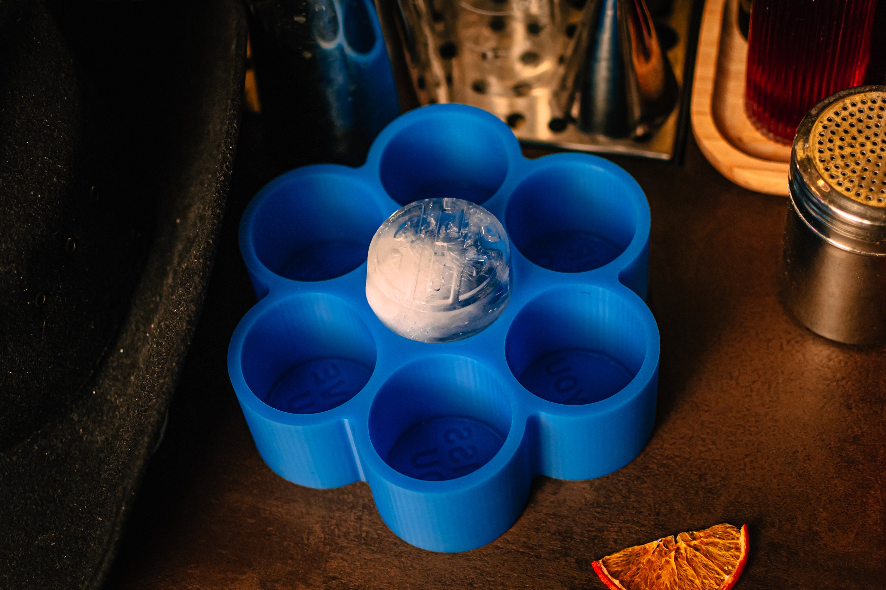 Custom Ice Cube Mold Tray Ice CYLINDERS Tray, Monogram Personalized ...