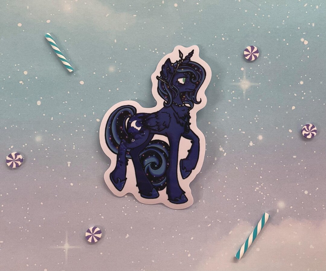 MLP Princess Luna Sticker - Etsy