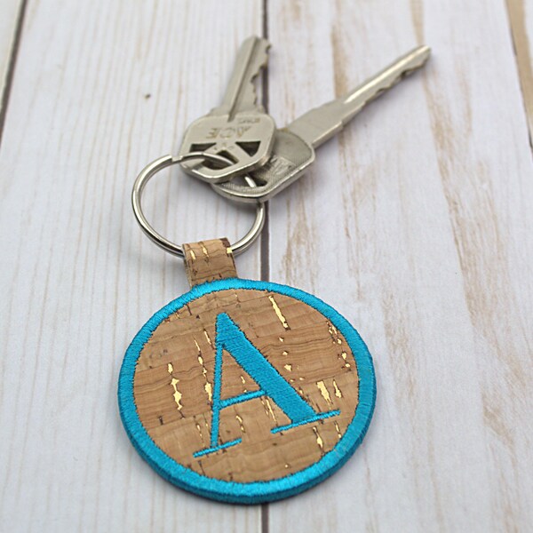 Cork Key Chain - Etsy