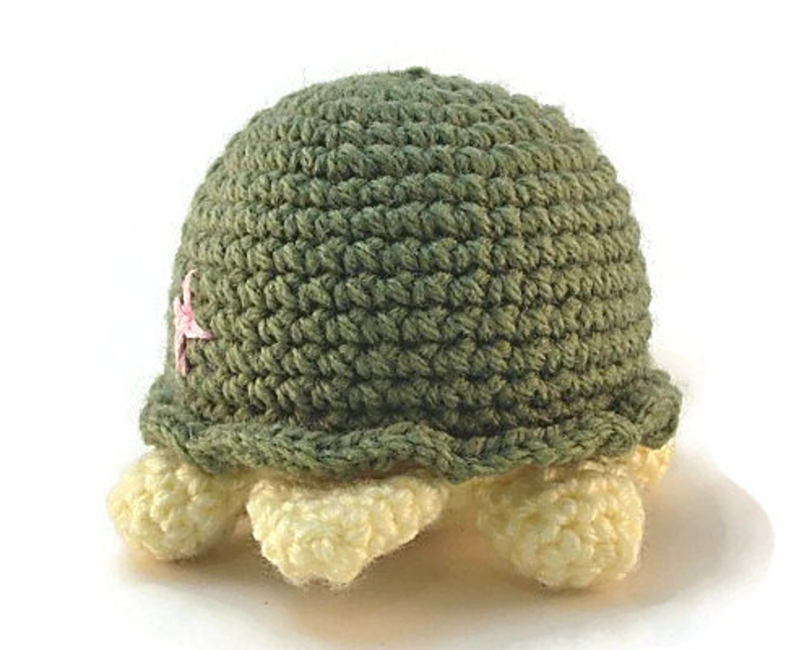 Green Crocheted Turtle Crocheted Turtle Amigurumi Turtle - Etsy