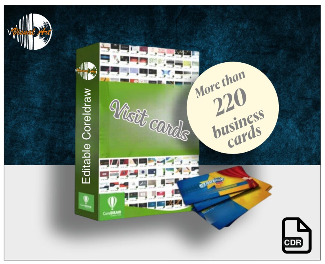 Professional Business Card Templates for Coreldraw CDR - Etsy