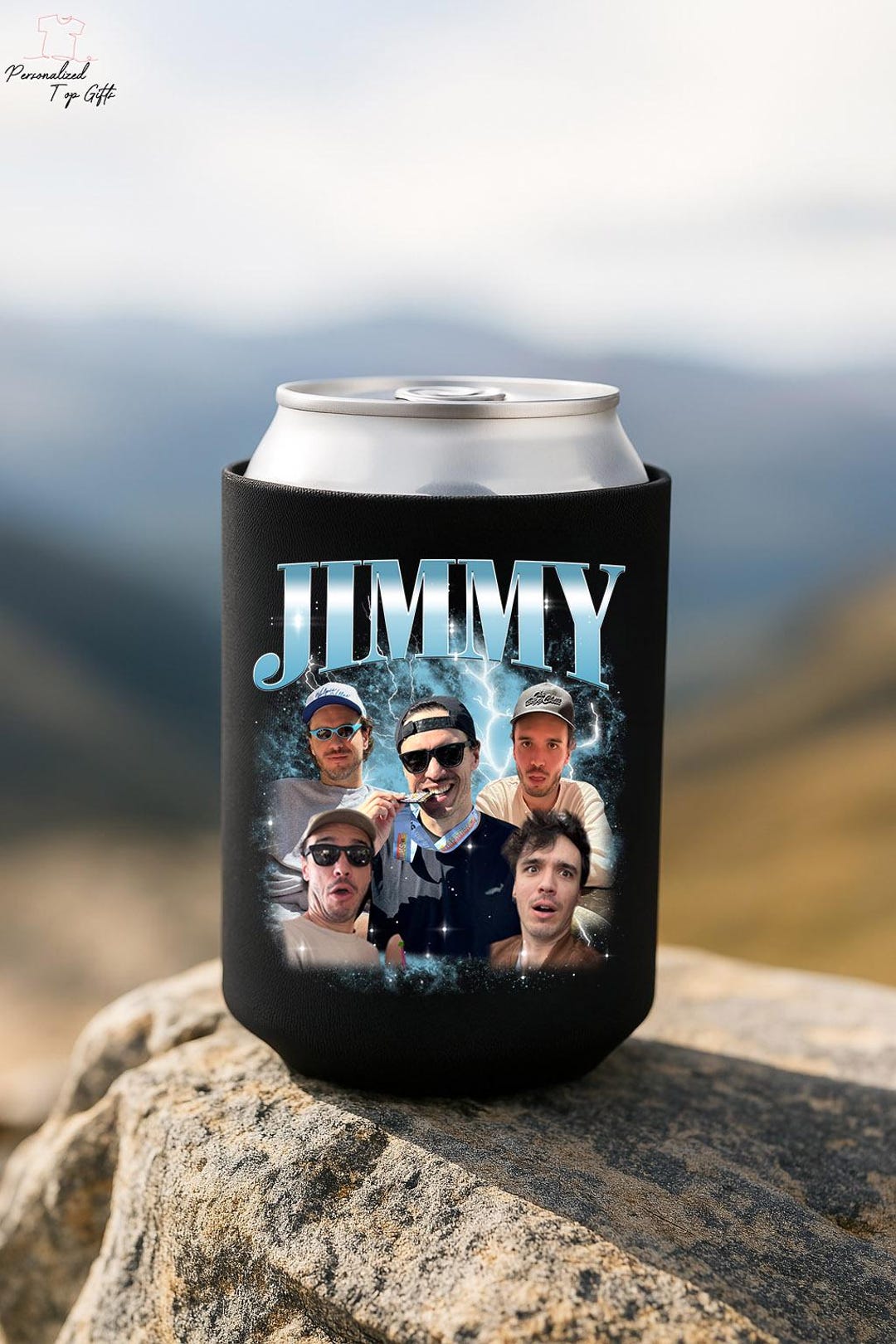 Custom Photo & Text Can Cooler, Custom Picture Can Cooler, Funny ...