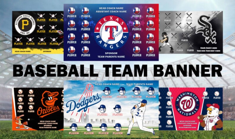 Sports Banners & Posters - All Sports - Design and Print - Etsy
