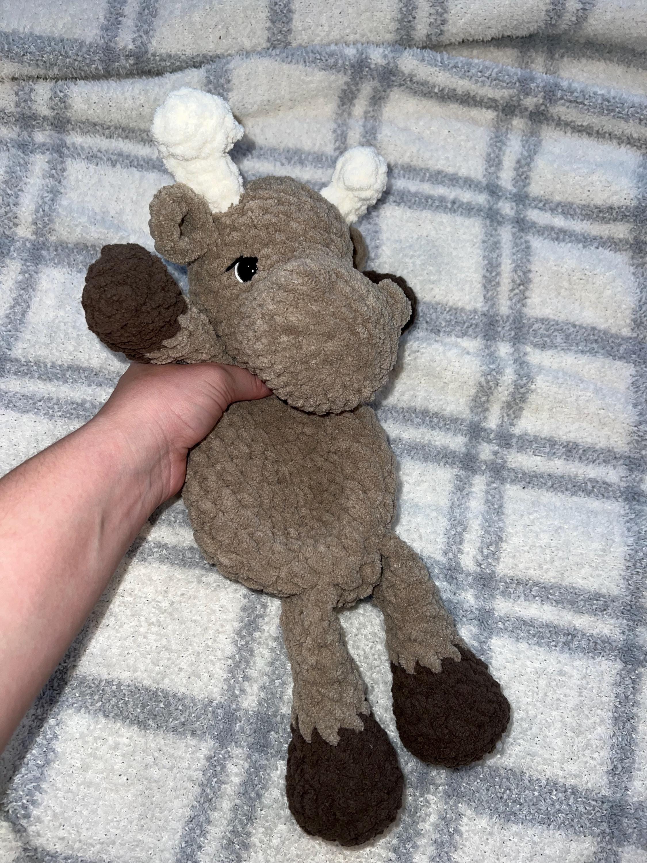 Moose the Moose, Moose Stuffed Animal, Moose Crochet Plushie, Crochet ...