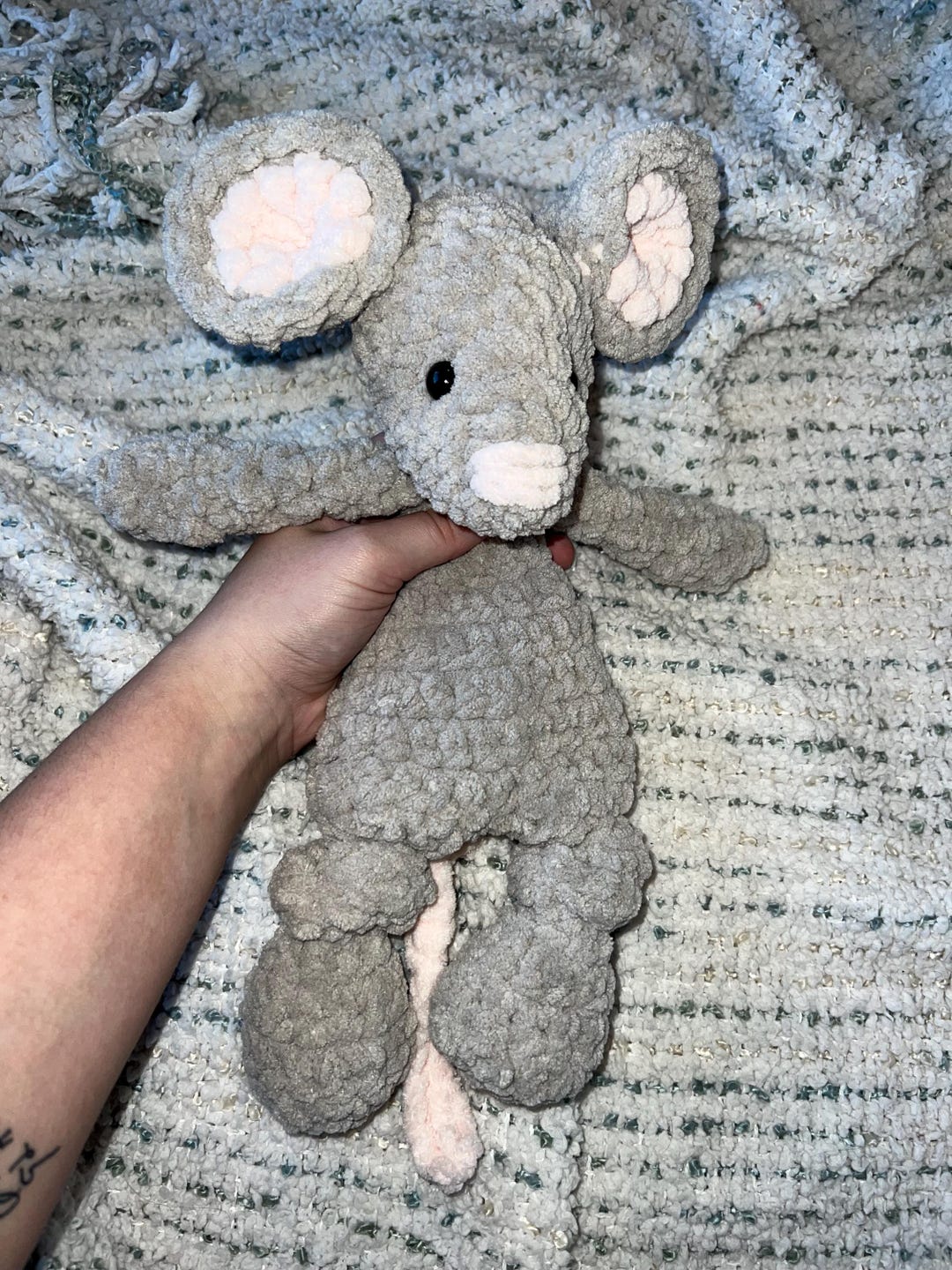 Maeve Mouse, Mouse Plushie, Stuffed Animal, Handmade, Amigurumi ...