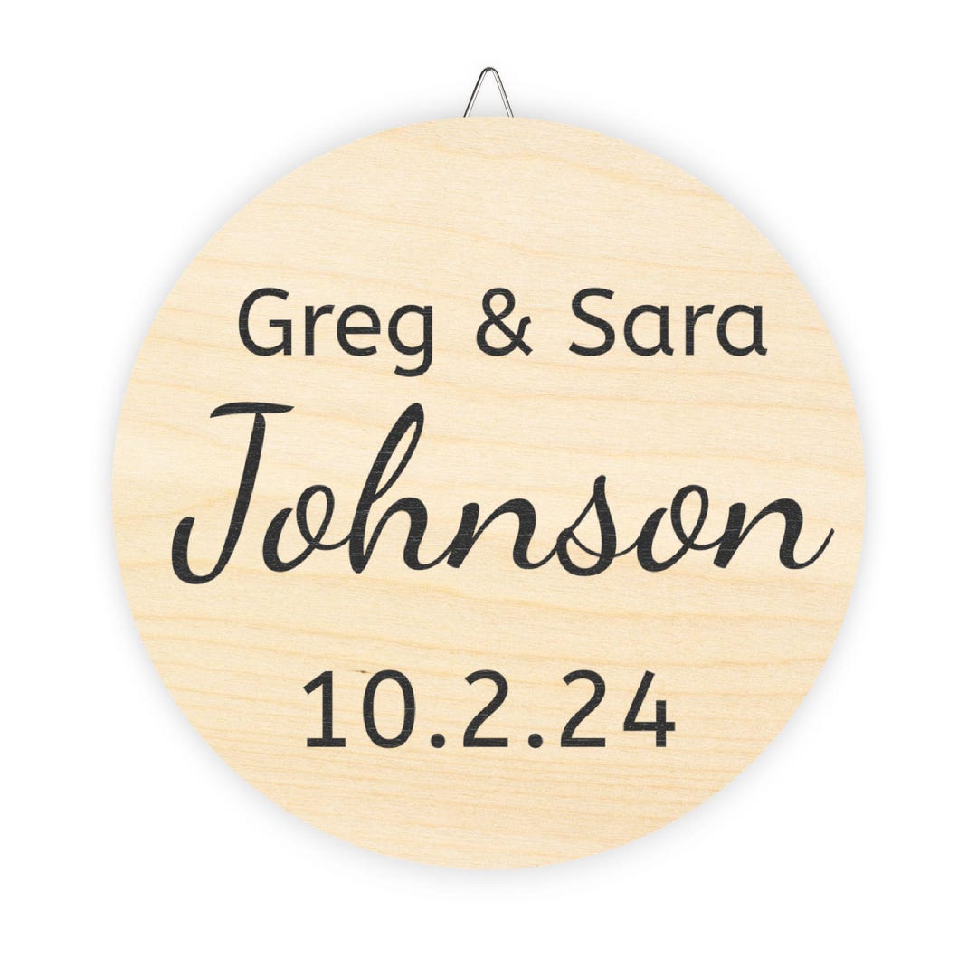 Custom Wood Sign, Rustic Custom Wedding or Anniversary Sign, Vintage ...
