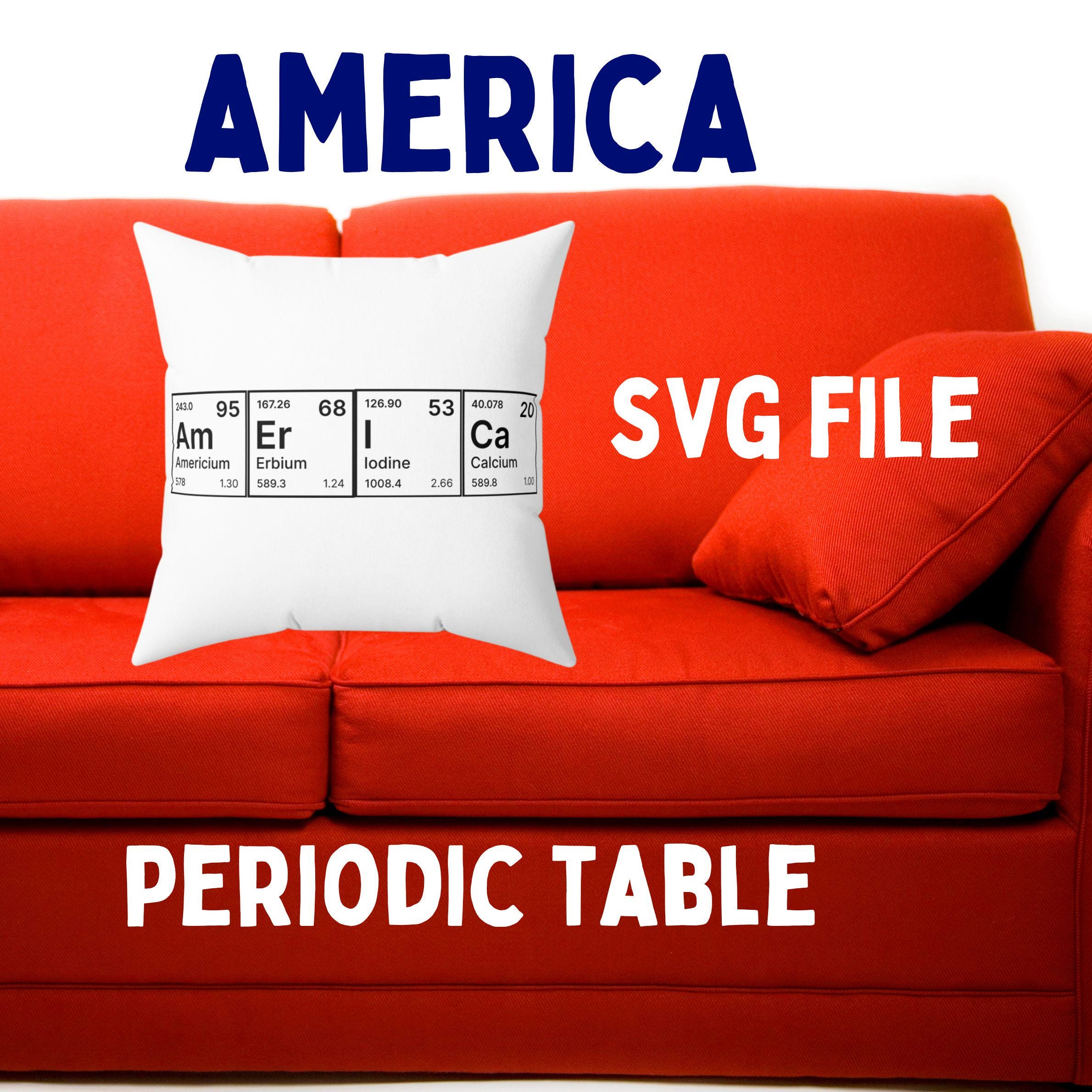 Periodic Table SVG Bundle | Playful Word Art | 5 Digital Downloads With ...