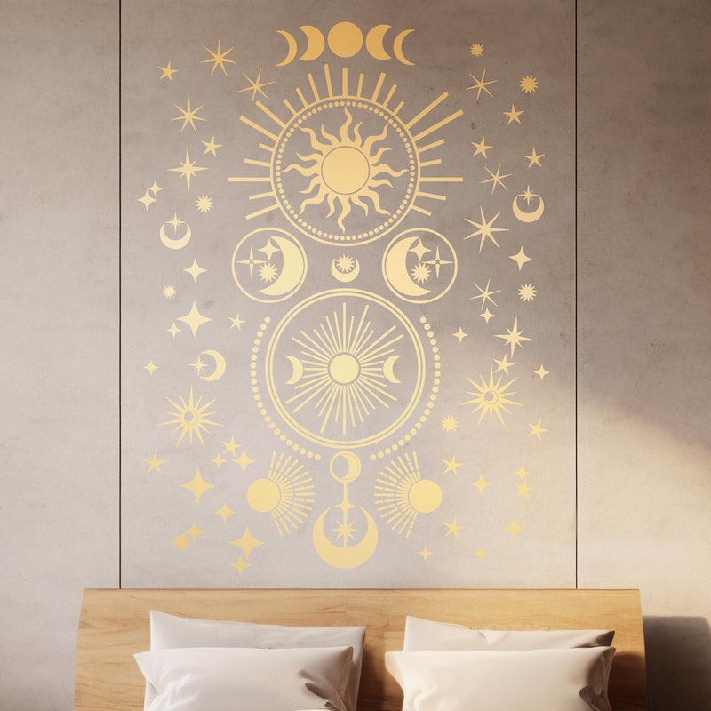 Celestial Wall Decals - Etsy