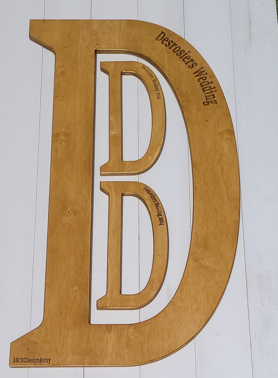 Giant Wedding Ledger Letter - Etsy