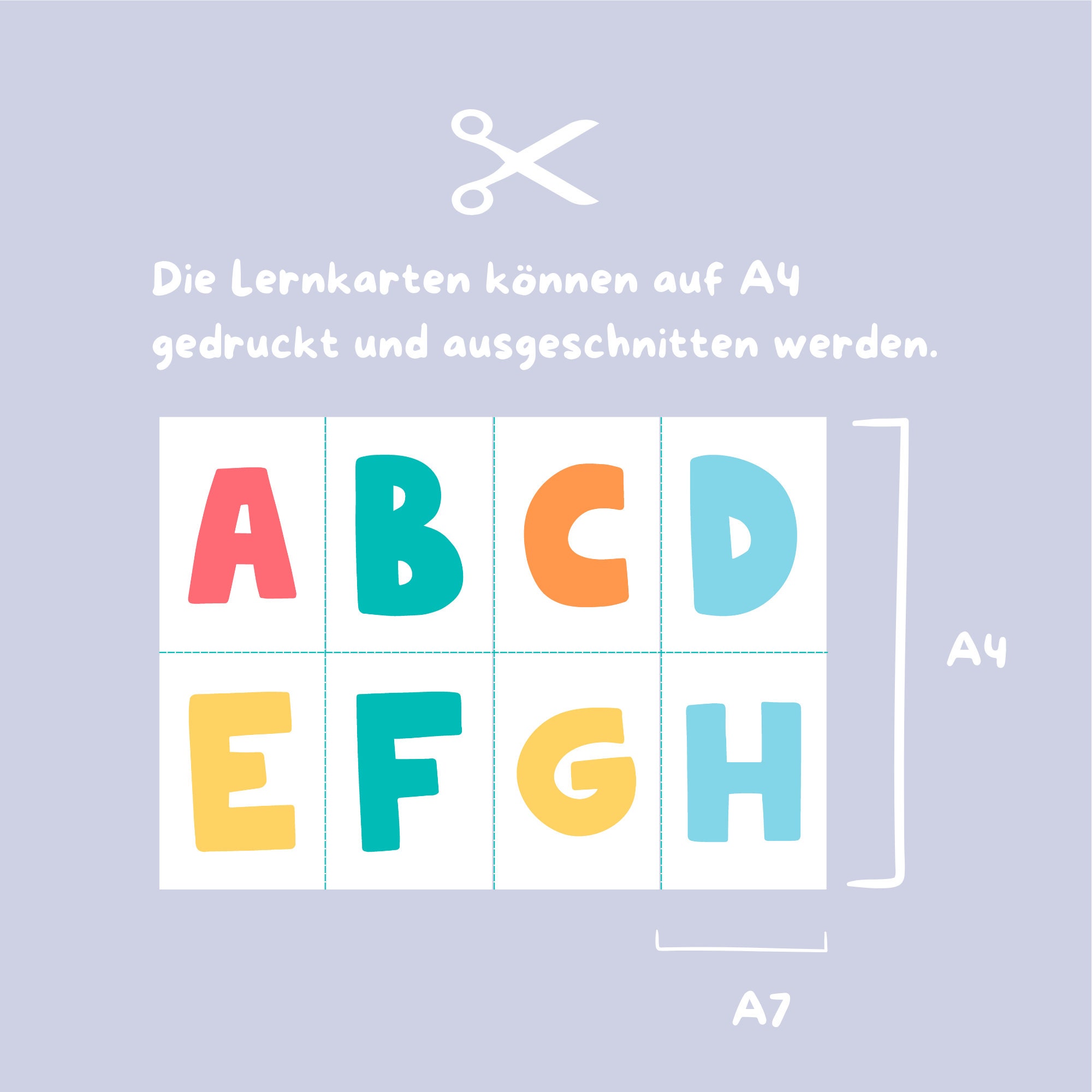 Alphabet Learning Cards | Alphabet Flashcards | Children's School ...