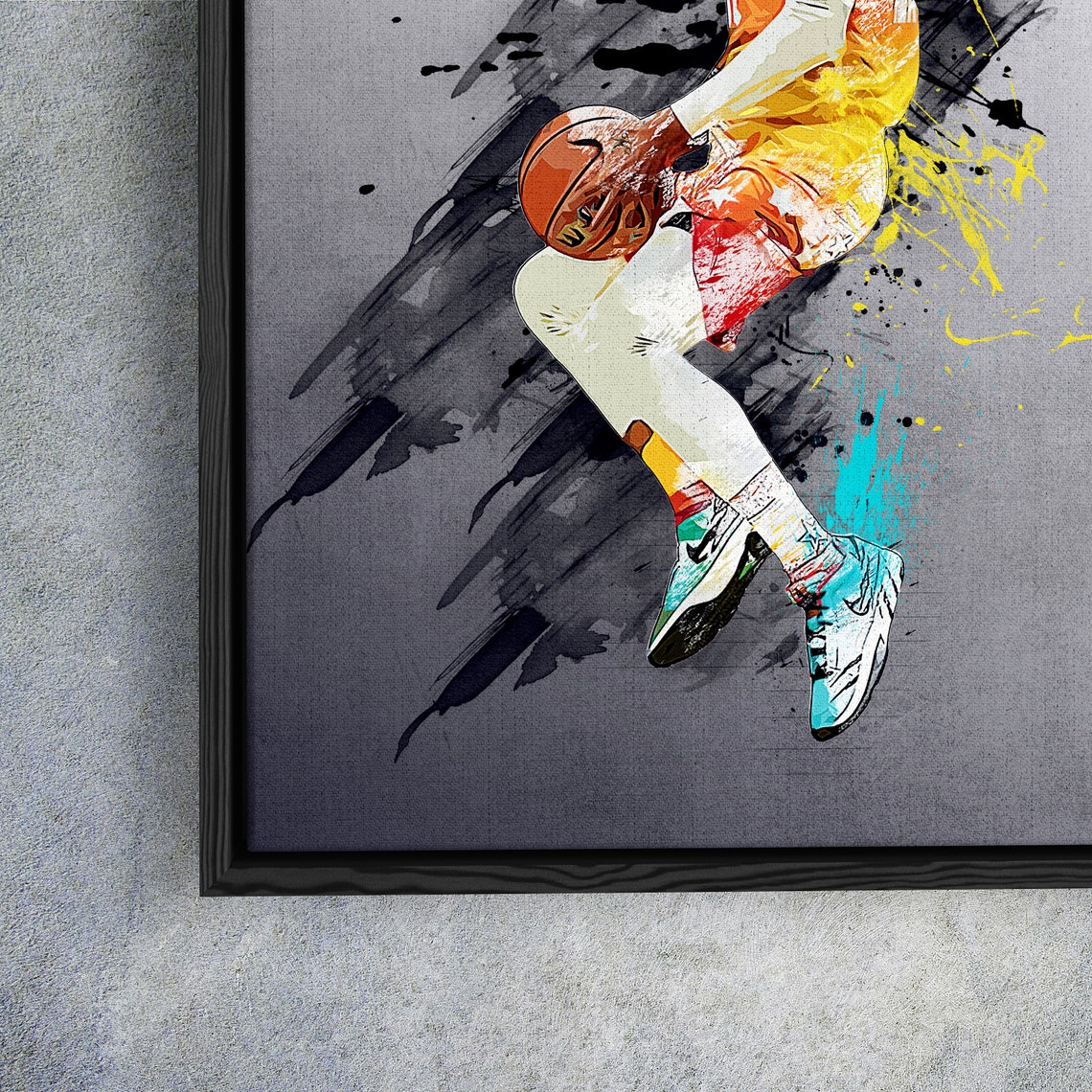 Ja Morant Poster Dunk Memphis Grizzlies NBA Framed Wall Art Home Decor ...