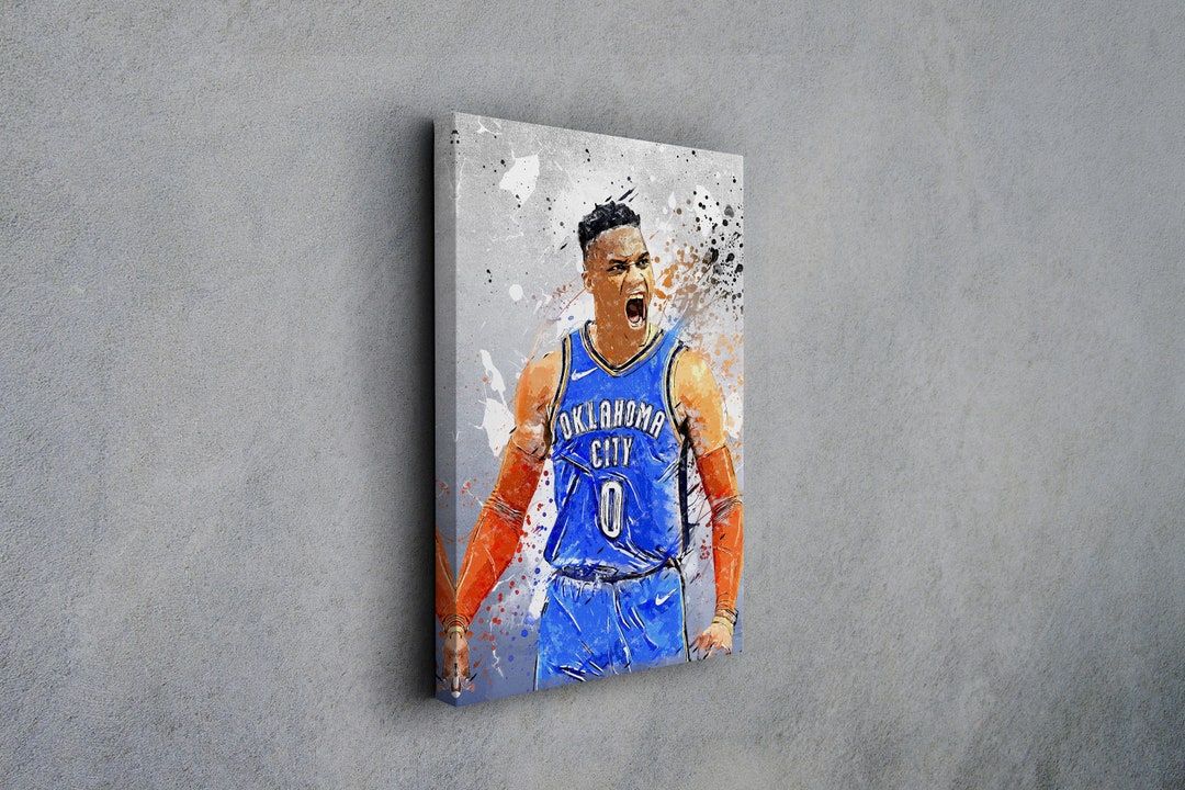 Russell Westbrook Poster Oklahoma City Thunder, Gallery Canvas Wrap ...