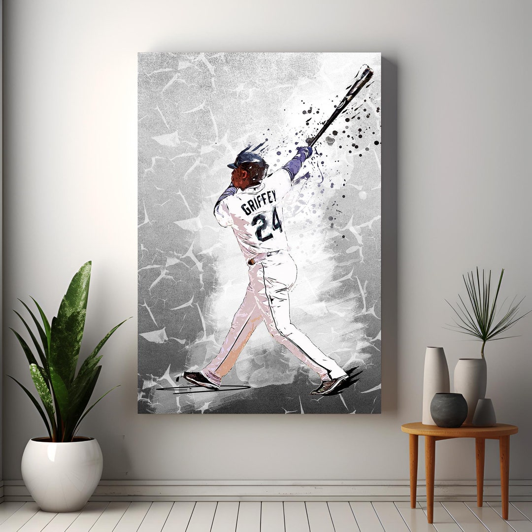Ken Griffey Jr. Poster Seattle Mariners, Baseball Prints, Sports Poster ...