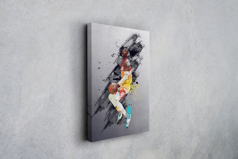 Ja Morant Poster Dunk Memphis Grizzlies NBA Framed Wall Art Home Decor ...