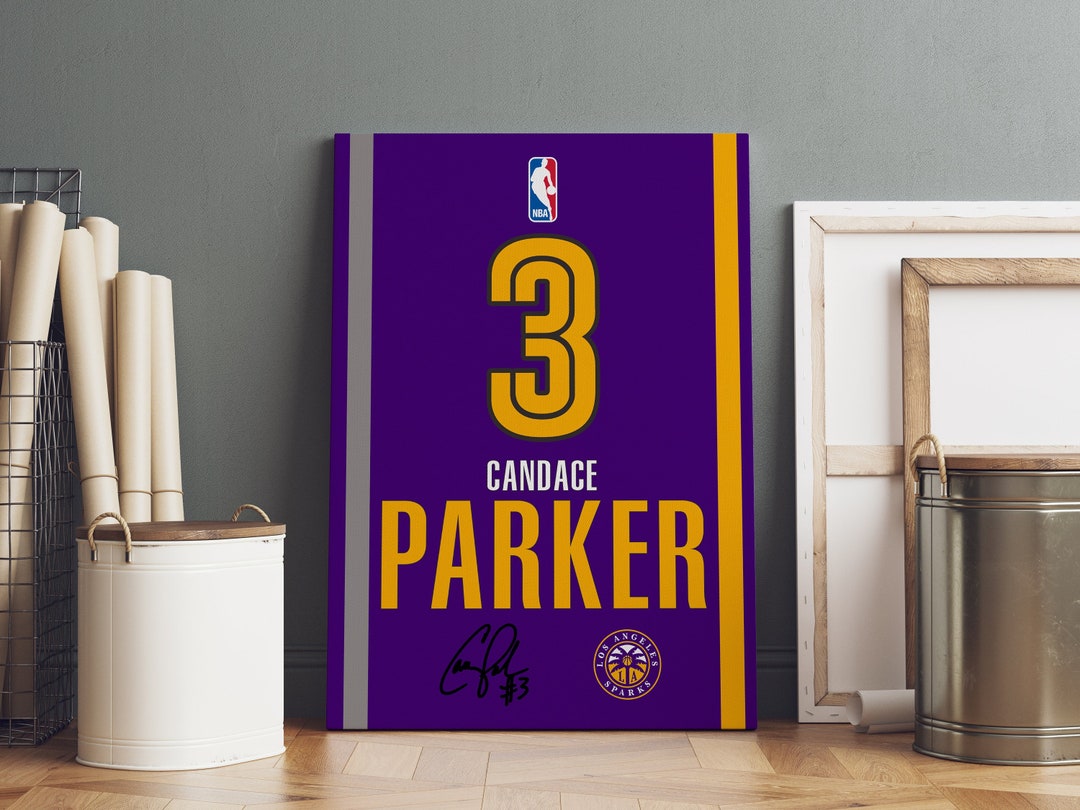 Candace Parker Poster, LA Sparks Poster, WNBA Poster, Sports Poster ...
