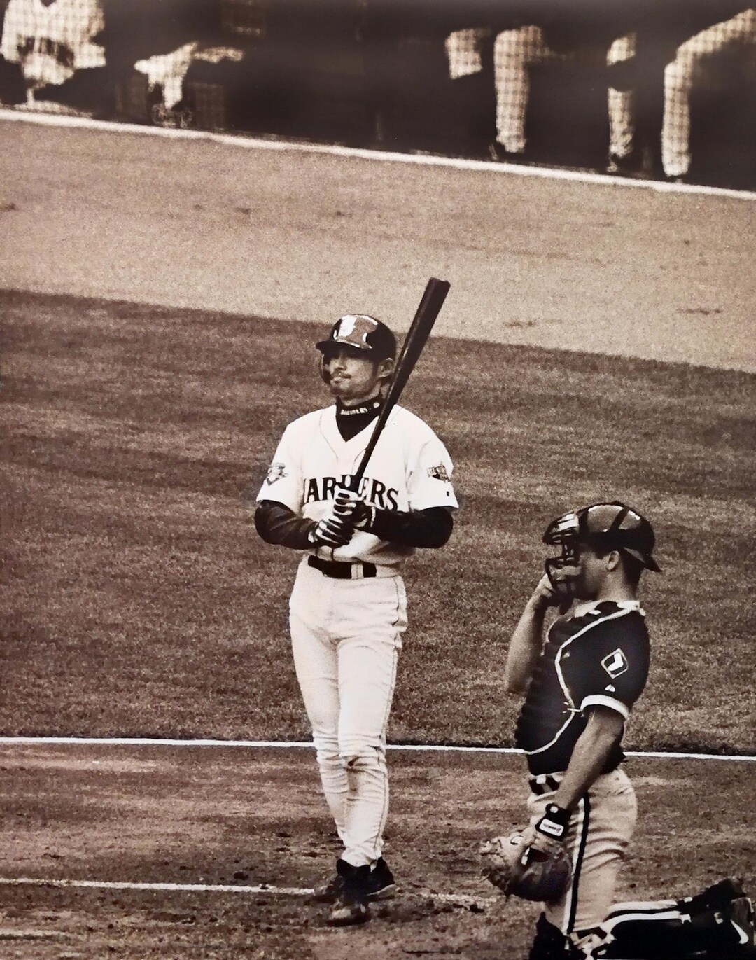Ichiro Suzuki 2001 MVP, Rookie of the Year, Mariners Sepia Photo (8x10 ...