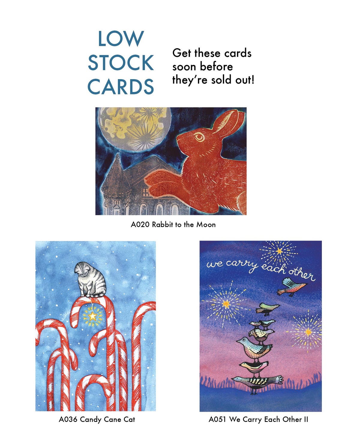 PICK ANY 10 NOTECARDS // 5 X 7 Blank Recycled Cards - Boxed Stationery ...