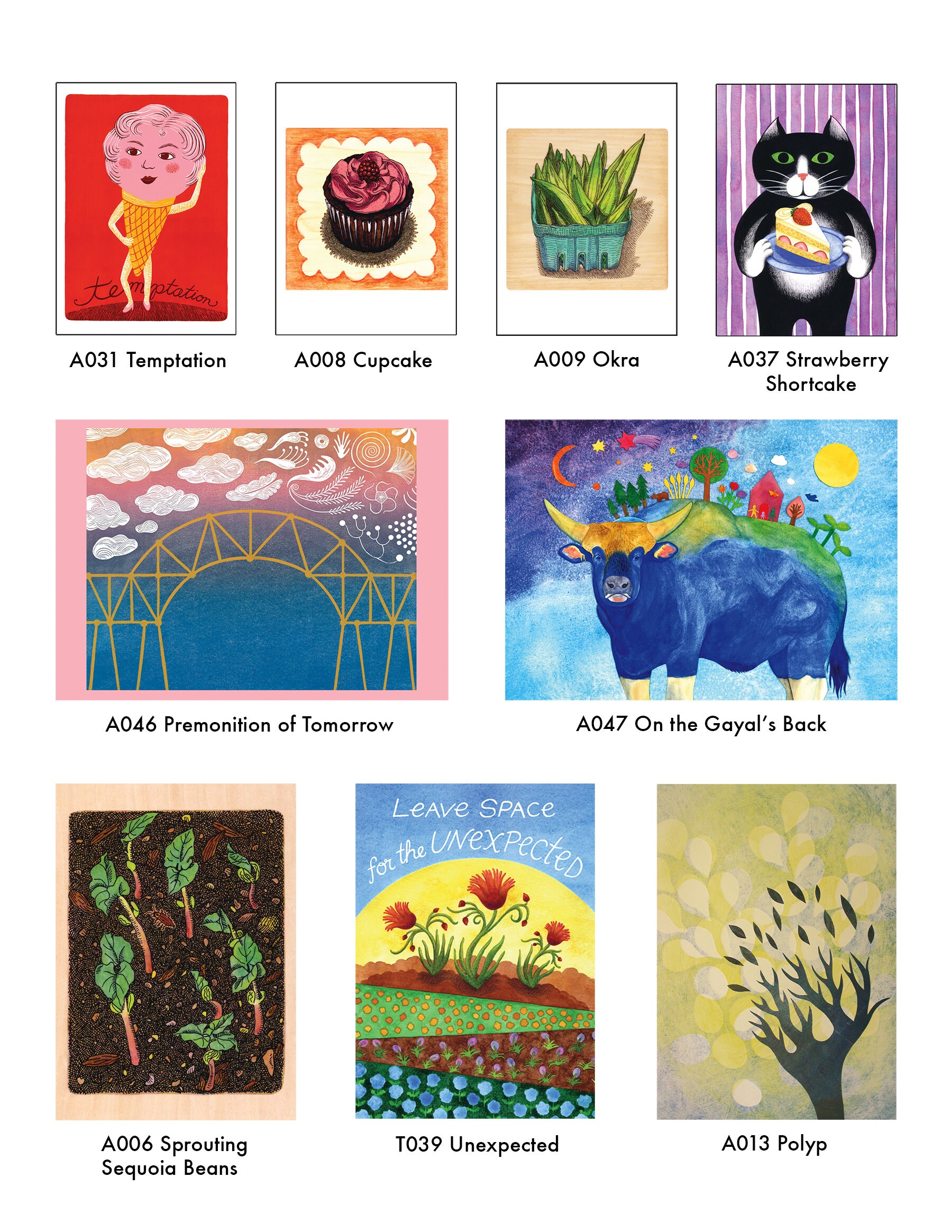 PICK ANY 3 NOTECARDS // 5 X 7 Blank Notecards Illustration - Etsy