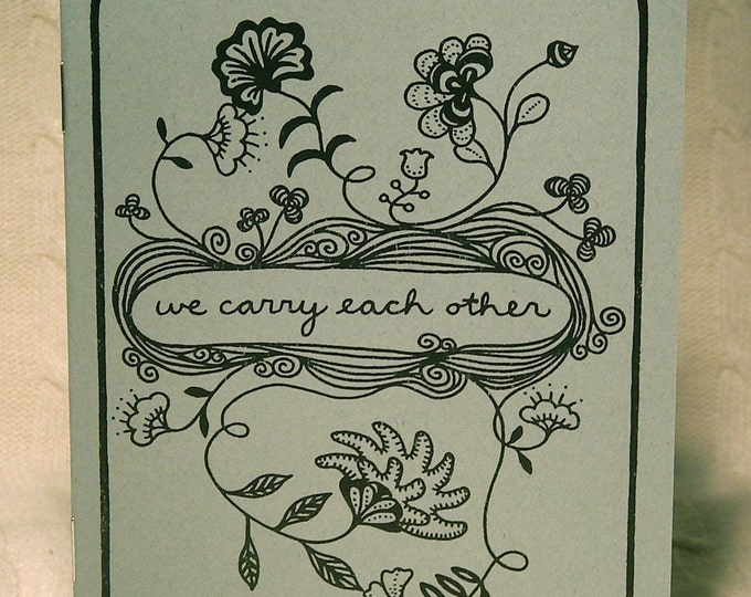 Poetry Zine we Carry Each Other // Illustration Zine / Love Zine / Art ...