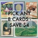 PICK ANY 8 NOTECARDS // 5 X 7 Blank Notecards Assorted - Etsy