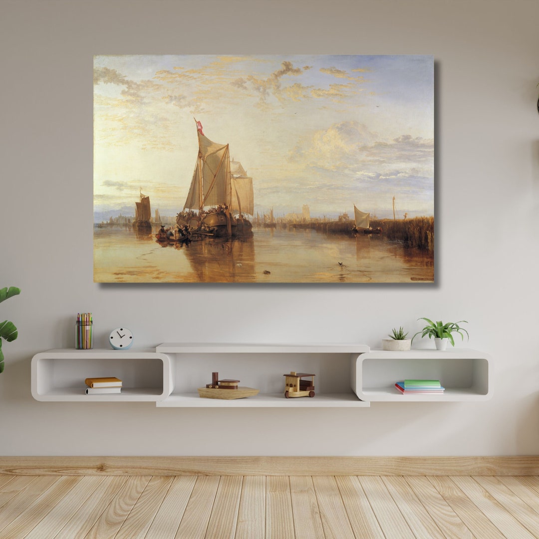 Joseph Mallord William Turner-the Dort Packet-boat Canvas,living Room ...