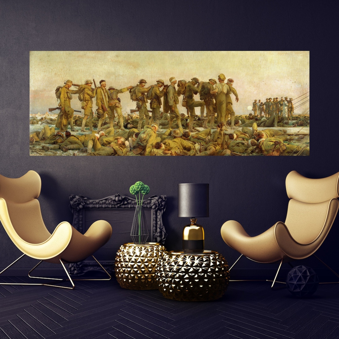 John Singer Sargent Gassed Canvas Wall Art,john Singer Sargent Poster ...